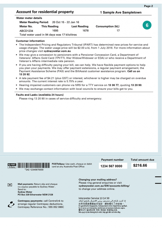 Water Rates in Sydney | Guide to Sydney Water – Canstar Blue