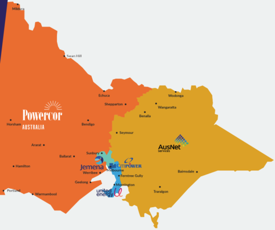 Electricity Distributors Victoria - Map And Networks | Canstar Blue